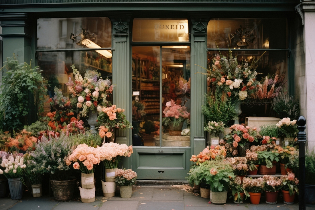 Cosy flower shop plant architecture | Premium Photo - rawpixel