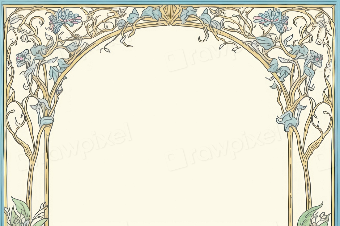 Arch and flower backgrounds pattern | Premium Photo Illustration - rawpixel
