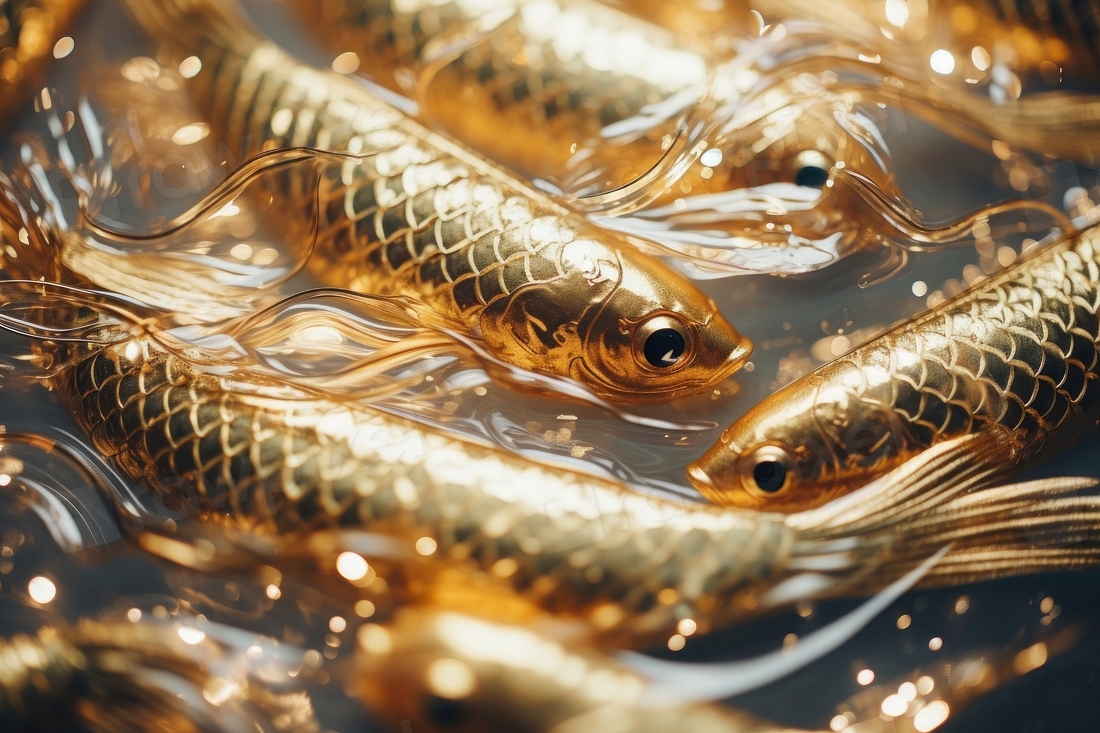 Koi fish texture animal gold | Premium Photo - rawpixel