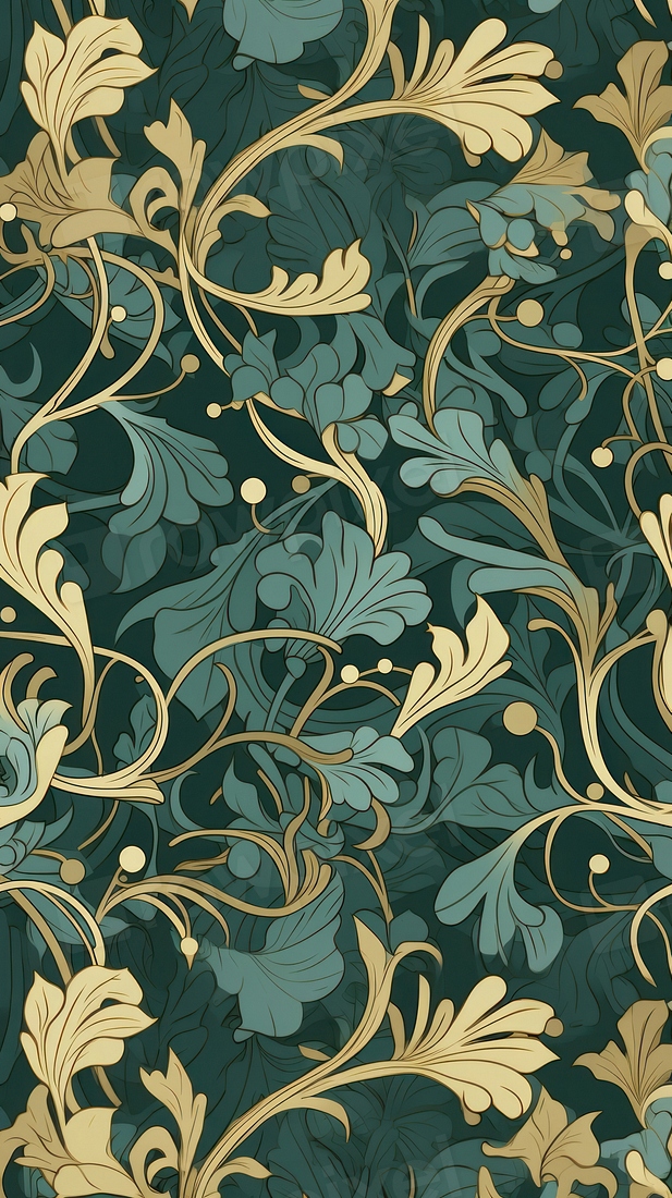 Vines art wallpaper pattern. | Premium Photo Illustration - rawpixel