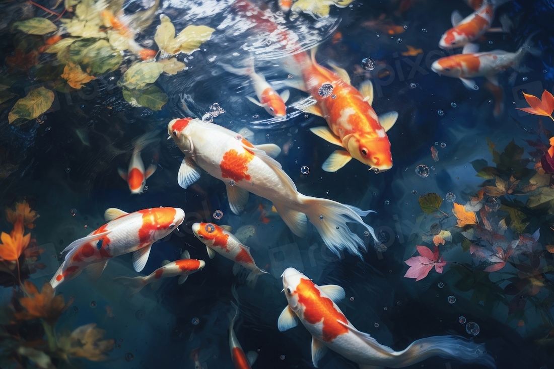 Koi fish underwater animal. | Premium Photo - rawpixel