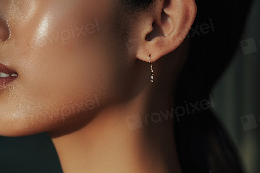 Earring jewellery woman ear jewelry | Free Photo - rawpixel