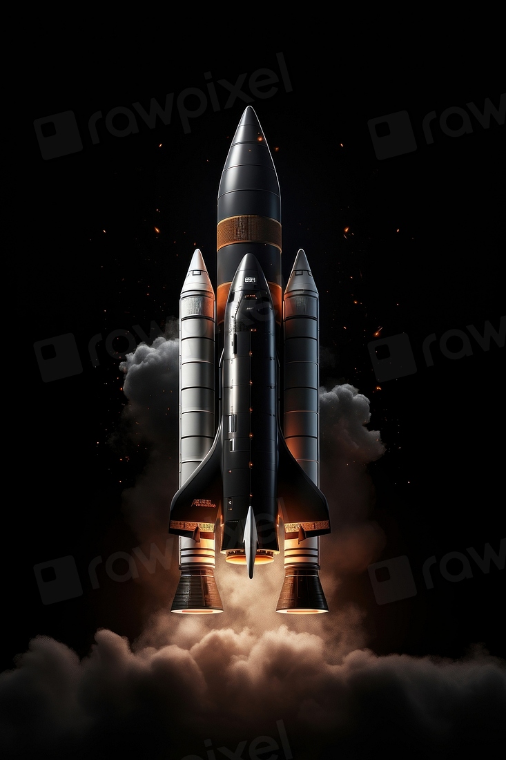 Minimal rocket ship aircraft vehicle | Free Photo Illustration - rawpixel