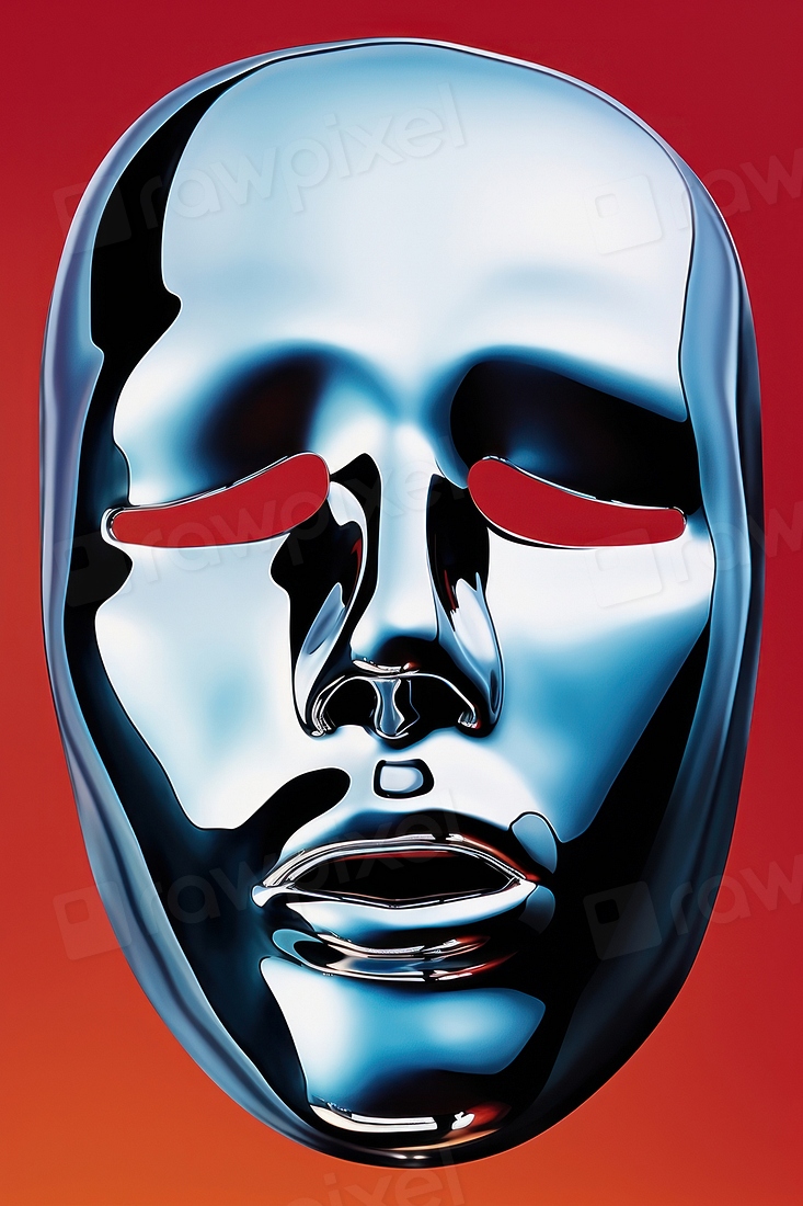 very sad mask face representation | Premium Photo Illustration - rawpixel