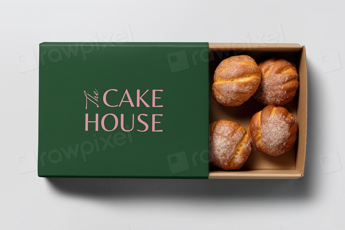 Pastry snack box mockup psd | Premium PSD Mockup - rawpixel