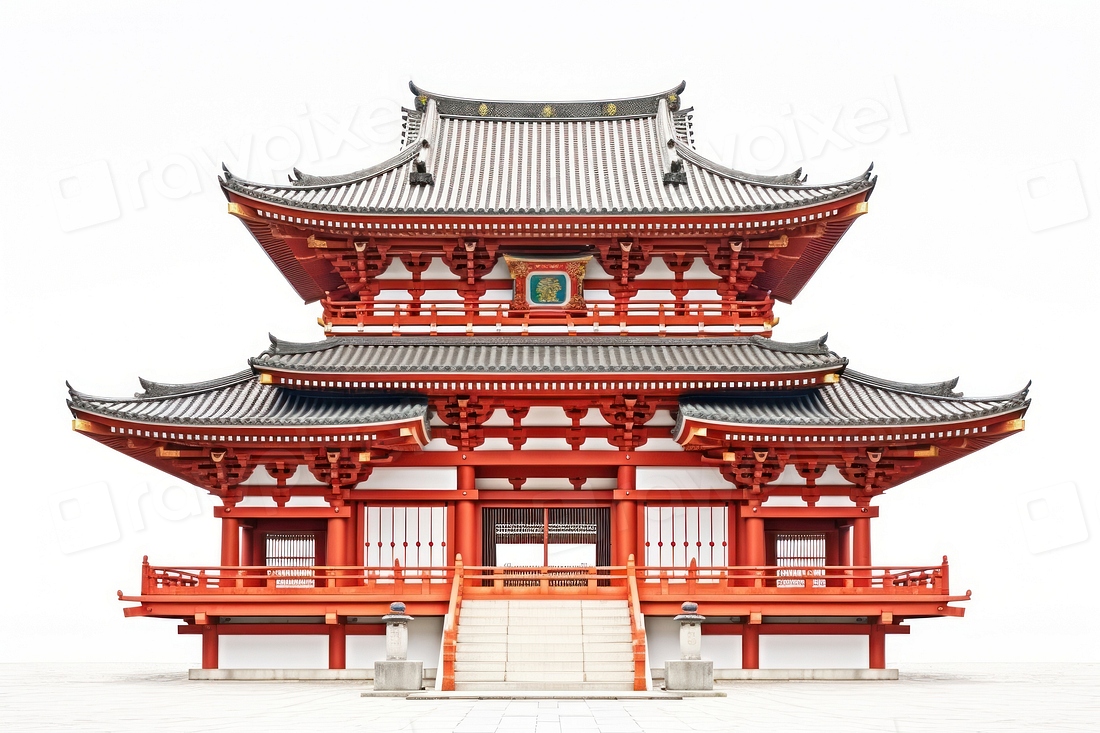 Japanese temple architecture building religion. | Premium Photo ...