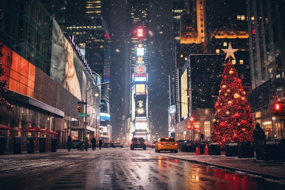 Christmas tree architecture cityscape building. | Premium Photo - rawpixel