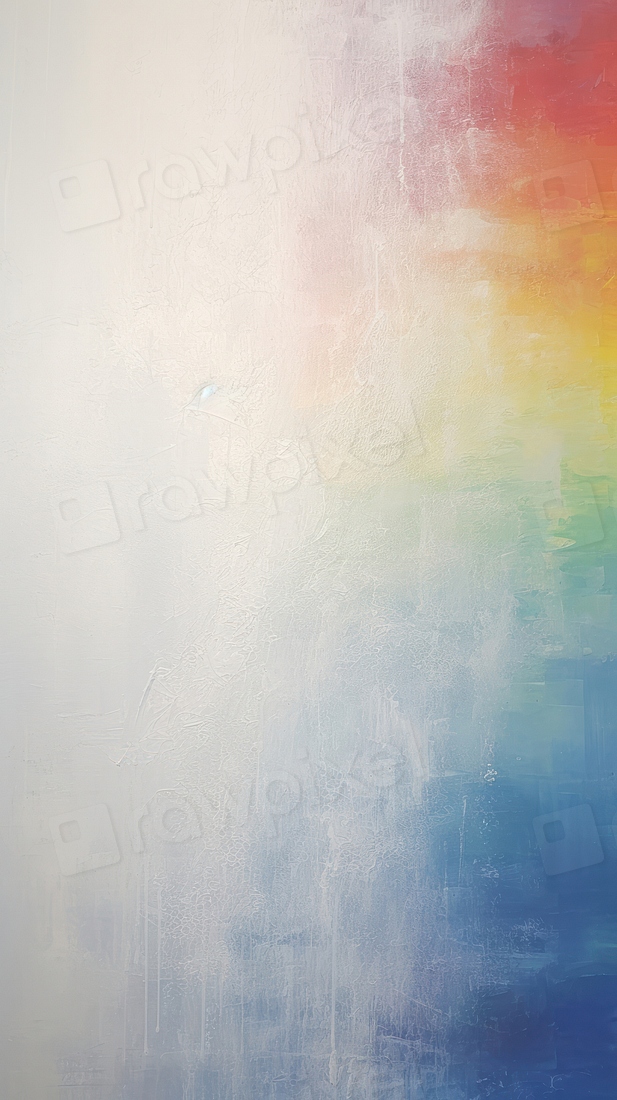 Rainbow painting texture canvas. AI | Premium Photo Illustration - rawpixel