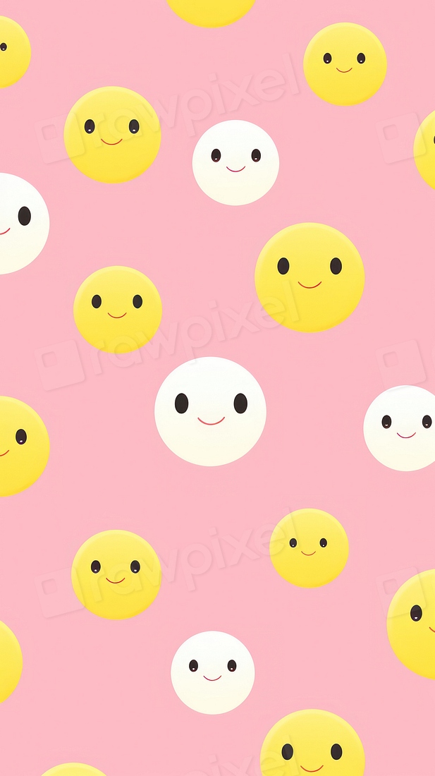 Smiley face pattern backgrounds smiley. | Free Photo Illustration ...