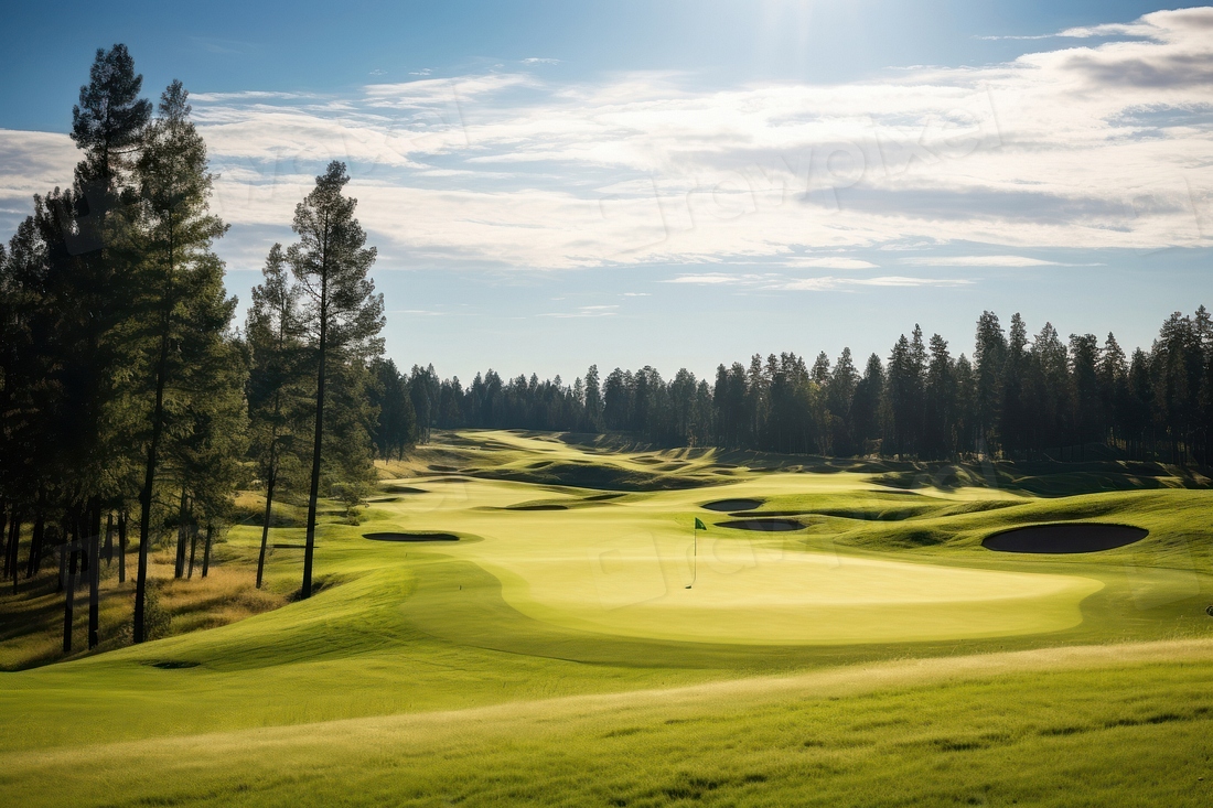 golf course landscape outdoors nature. | Premium Photo - rawpixel