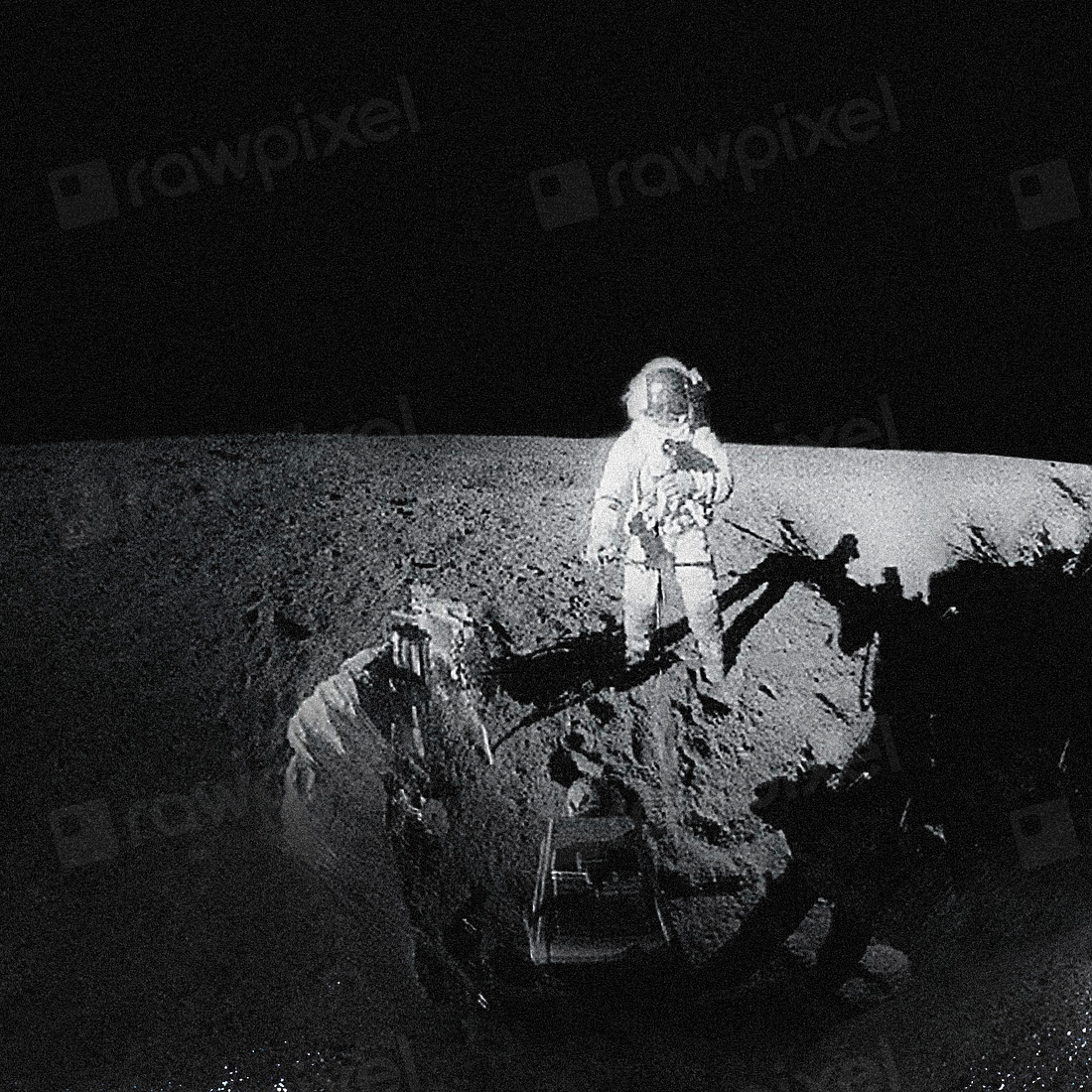 NASA Astronaut Alan Bean holds | Premium Photo - rawpixel