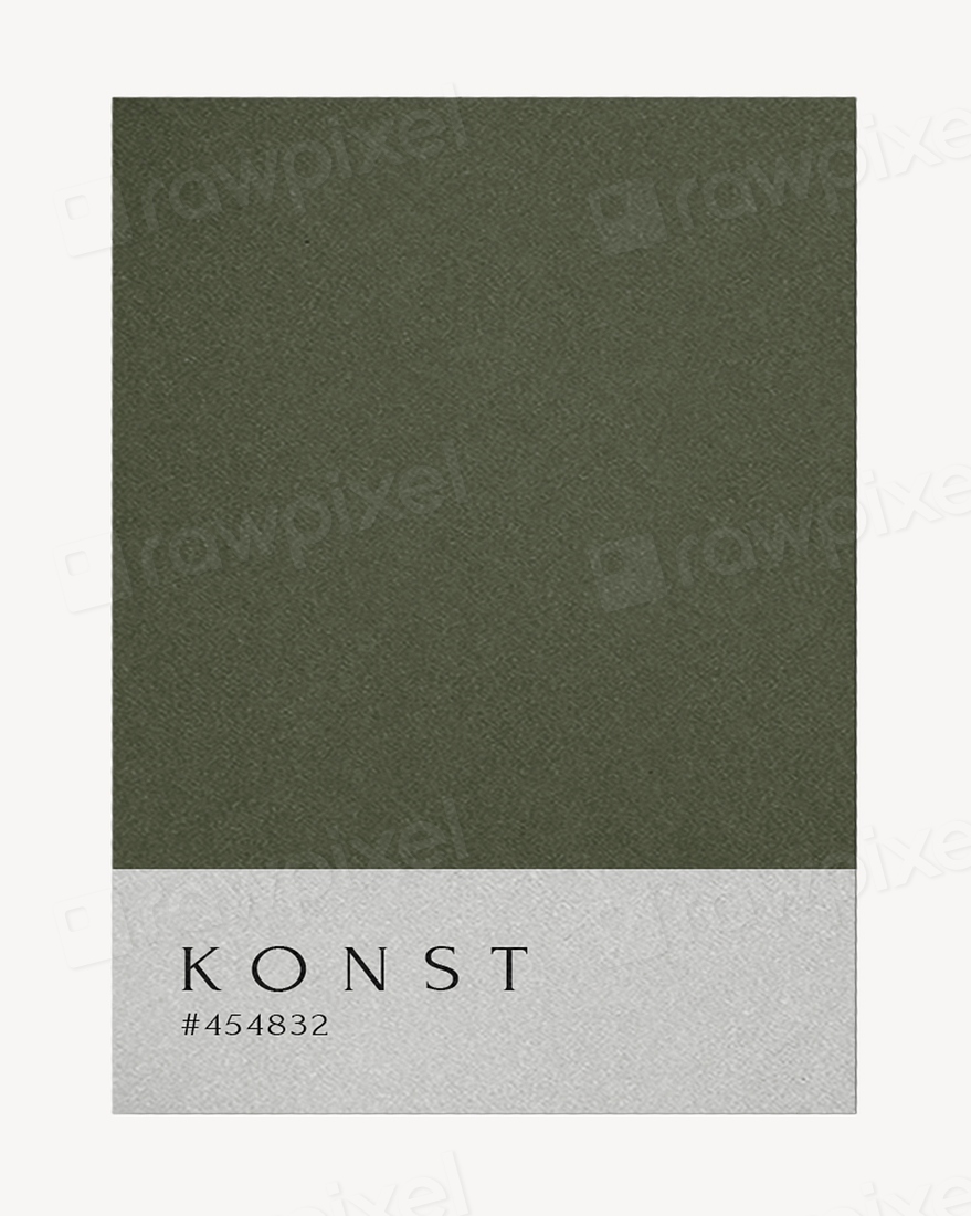 Dark green color sample card | Premium Photo - rawpixel