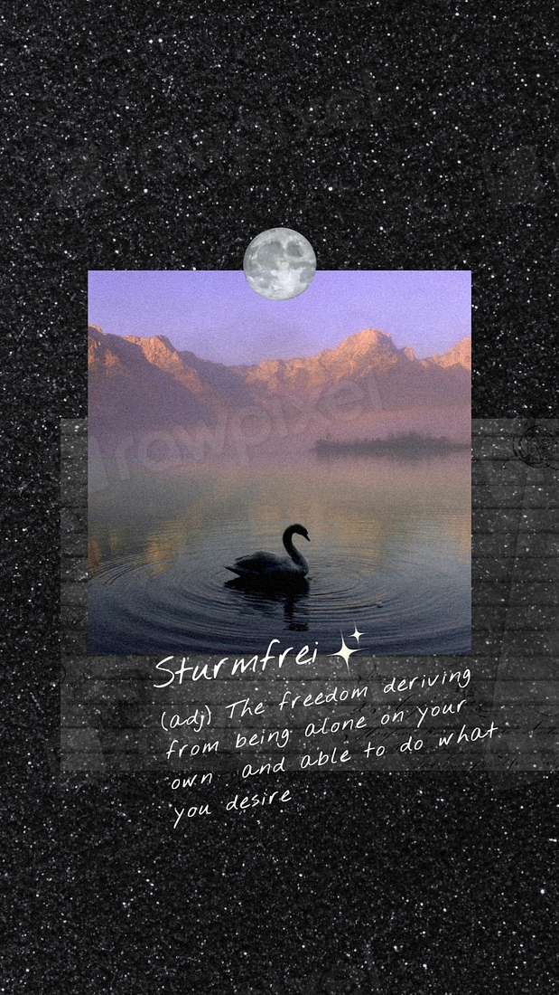 Swan quote dark iPhone wallpaper | Premium Photo - rawpixel