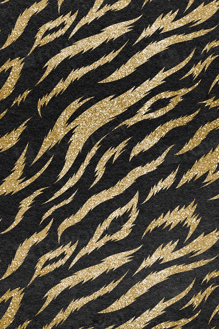 Tiger pattern black & gold | Free Photo - rawpixel