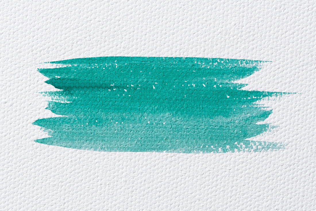 Turquoise paint brush stroke, isolated | Premium PSD - rawpixel
