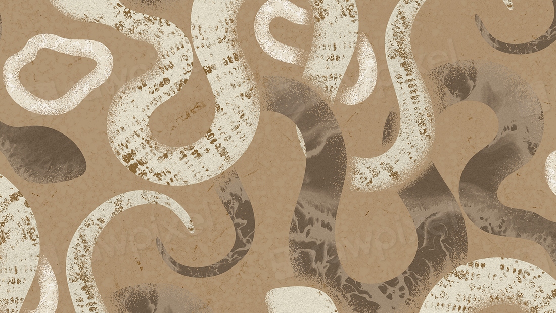 Earthy snake pattern computer wallpaper, | Free Photo - rawpixel