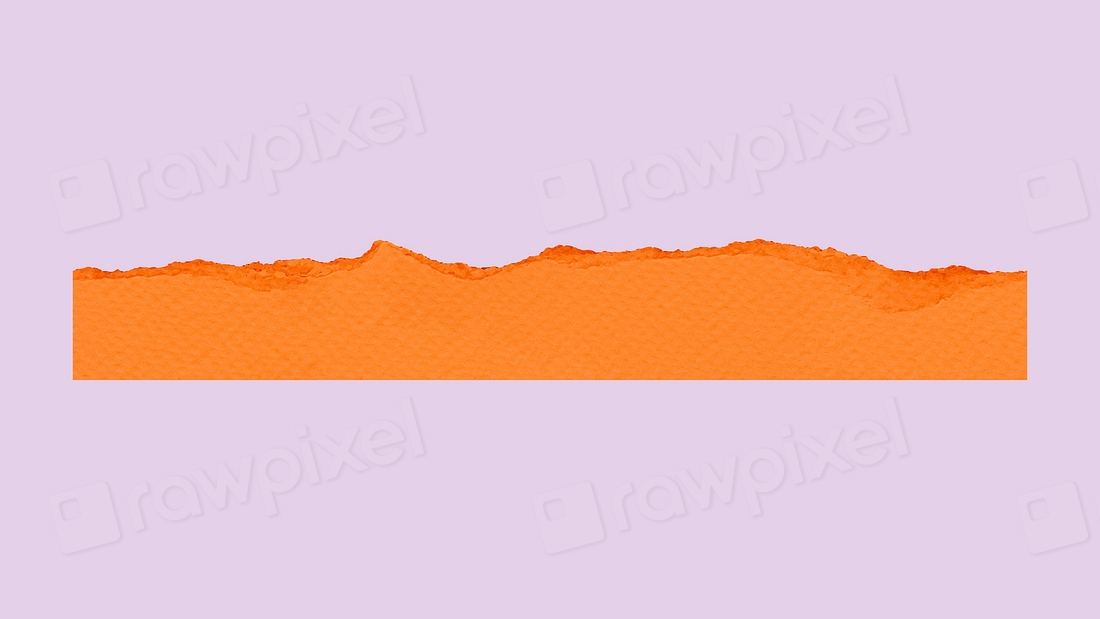 Ripped paper craft clipart, orange | Free Photo - rawpixel
