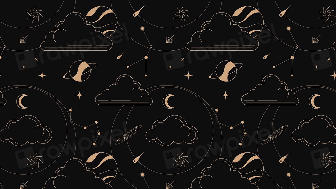 Gold star pattern sticker, aesthetic | Premium Vector - rawpixel