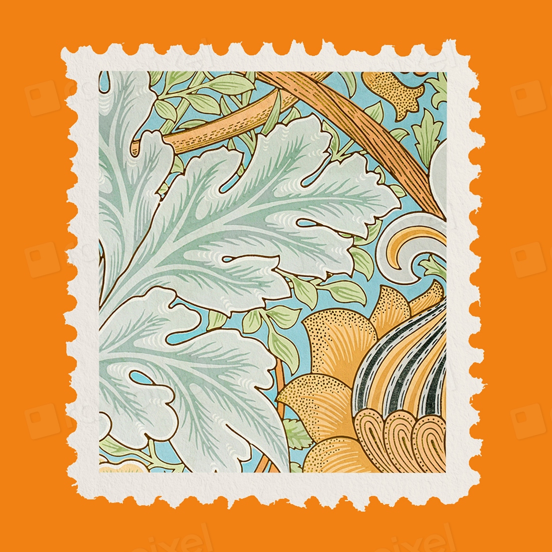 Vintage postage stamp mockup psd | Premium PSD Mockup - rawpixel