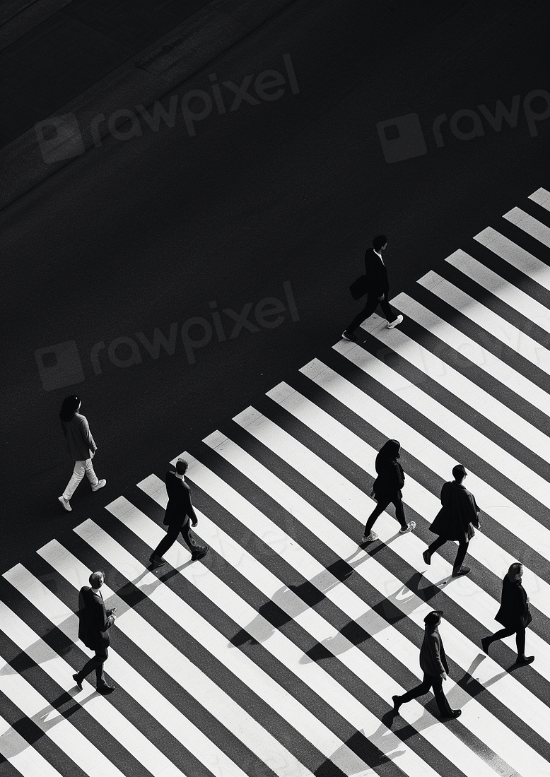 Walking crossing street motion | Premium Photo - rawpixel