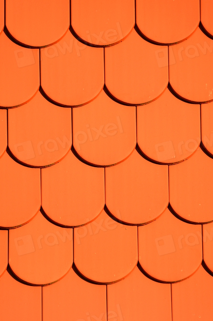Orange roof pattern background, abstract | Free Photo - rawpixel