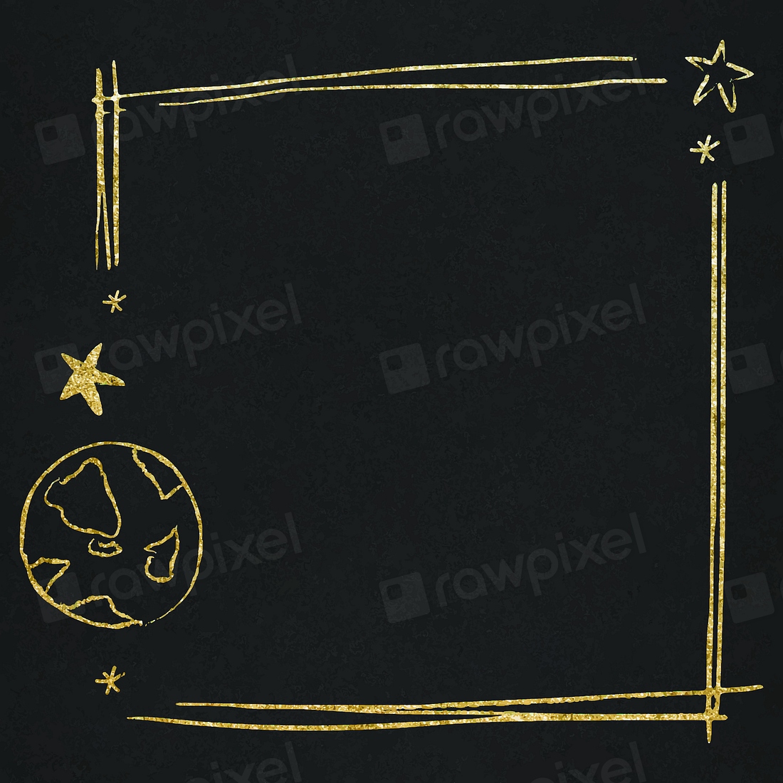 Vector space star border kids | Premium Vector - rawpixel