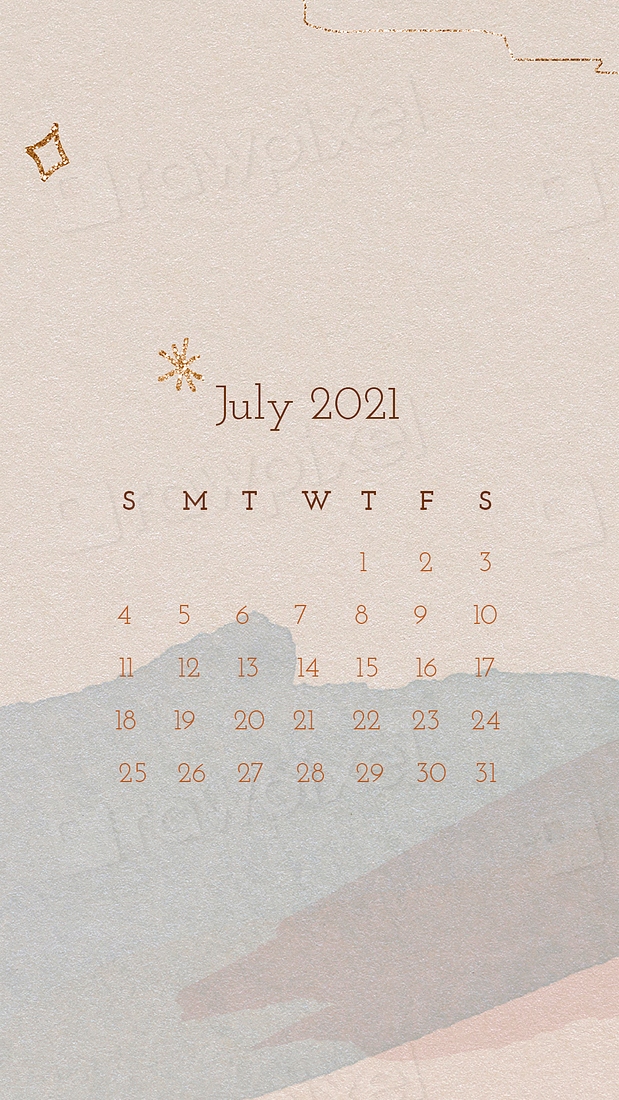 Calendar 2021 July editable template | Premium PSD - rawpixel