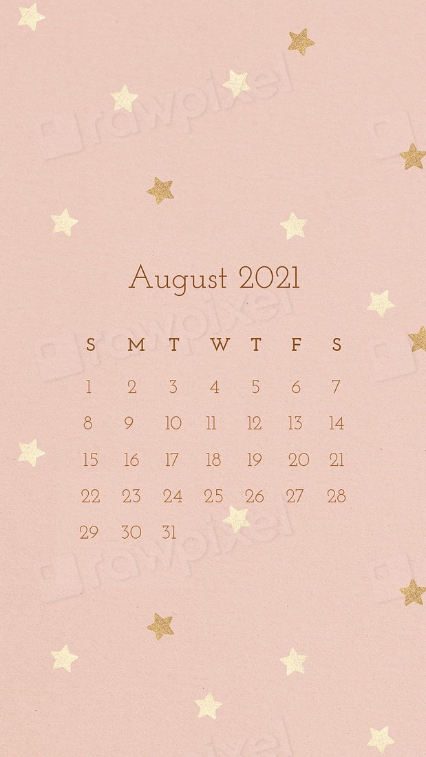 Calendar 2021 August editable template | Premium PSD - rawpixel