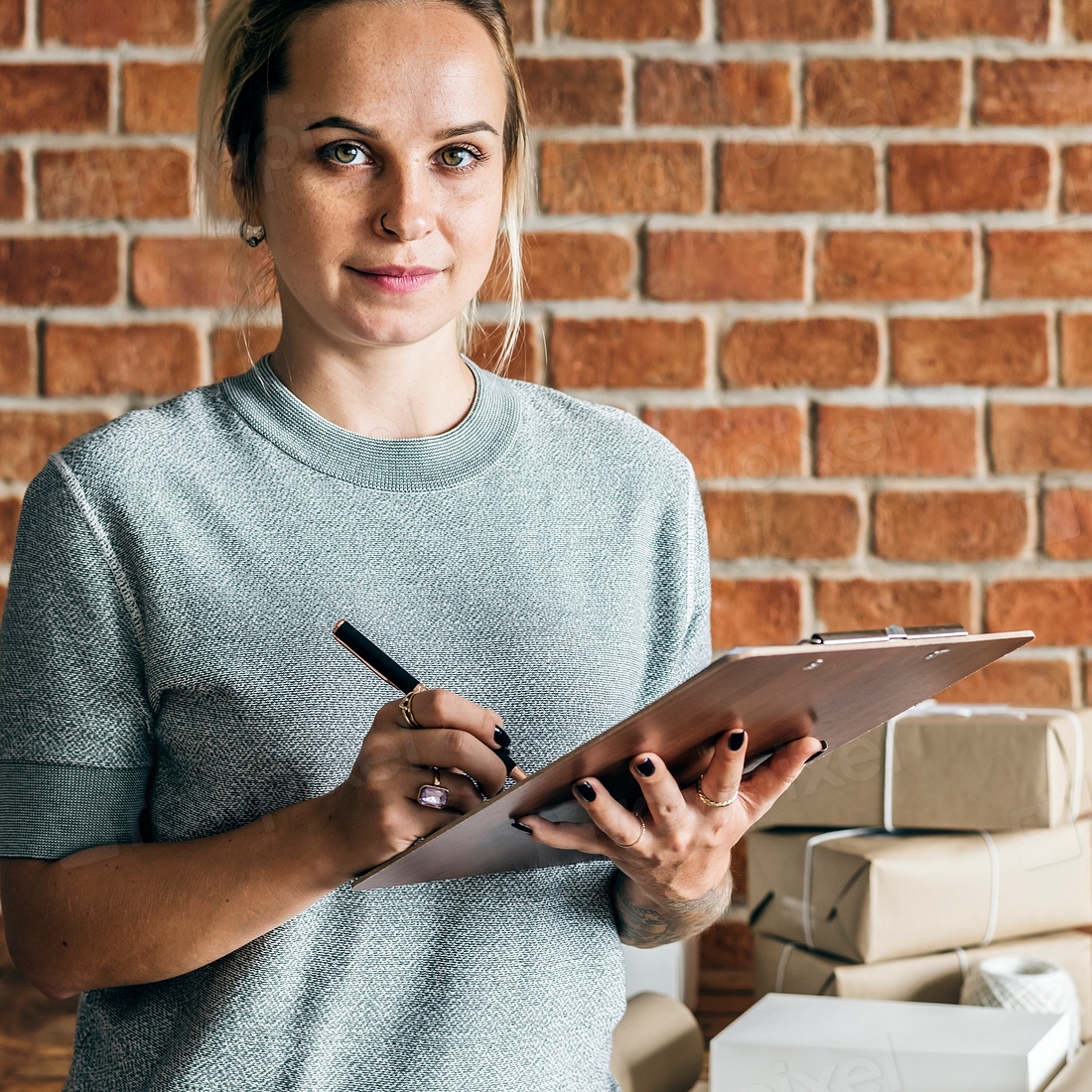Confident female post officer | Premium Photo - rawpixel