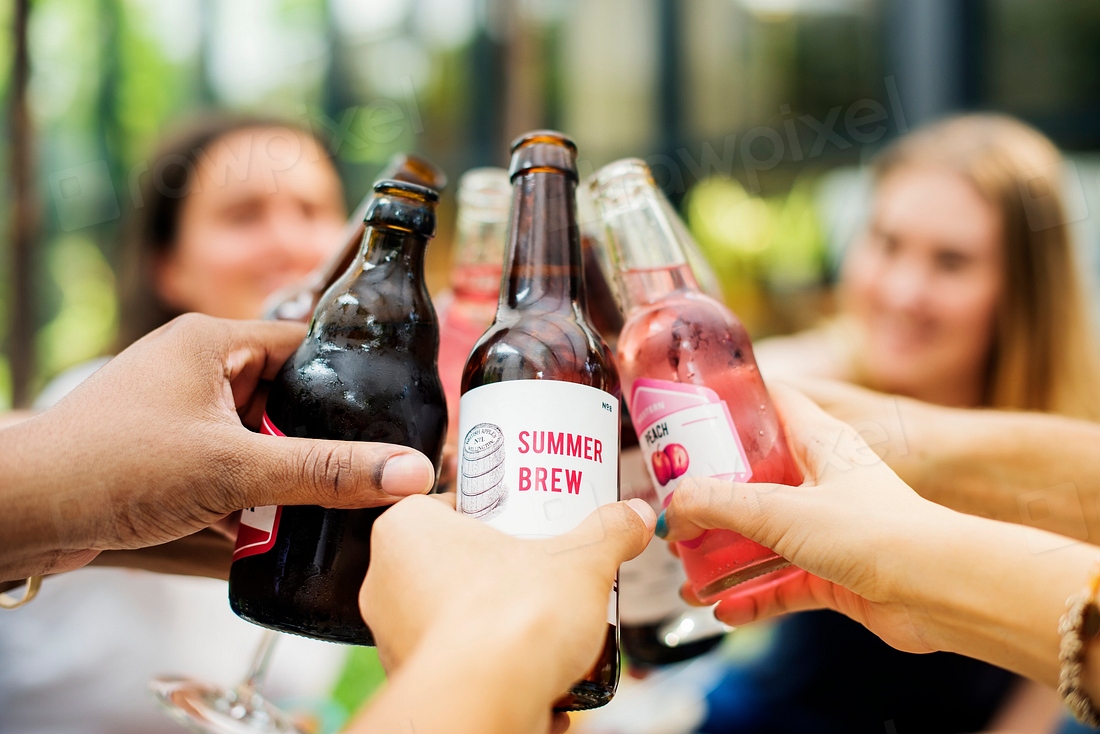 Friends doing a toast outdoors | Premium Photo - rawpixel
