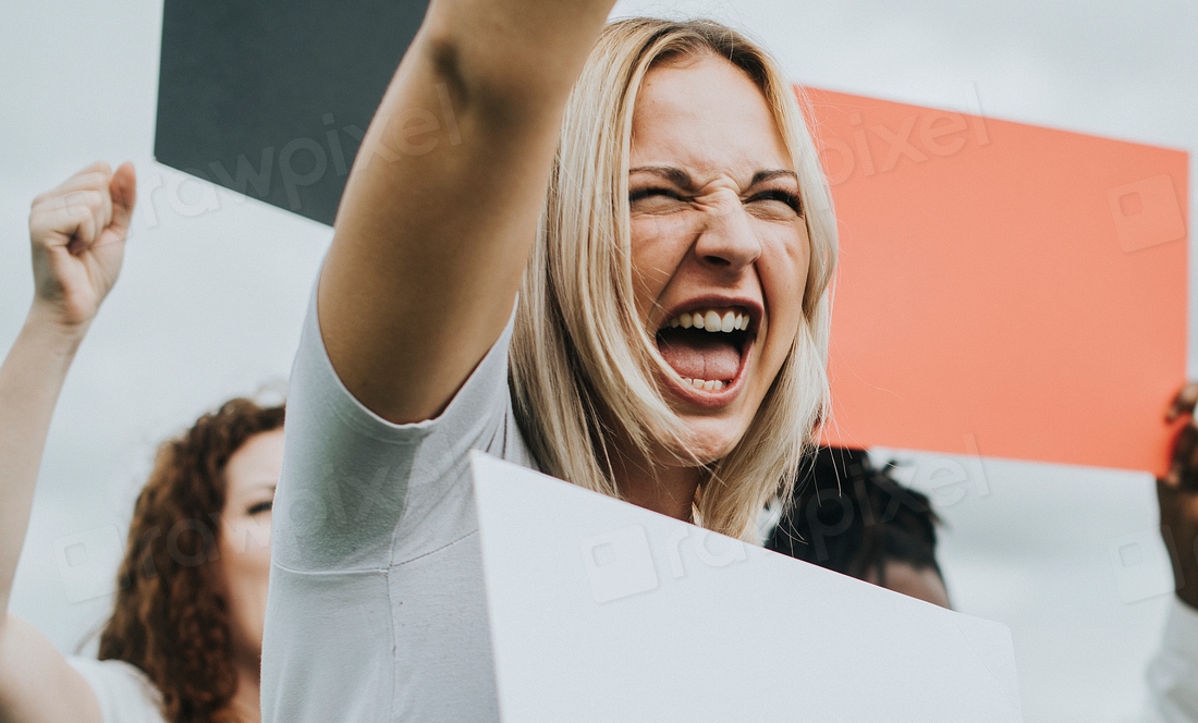 Group angry female activists is | Premium Photo - rawpixel
