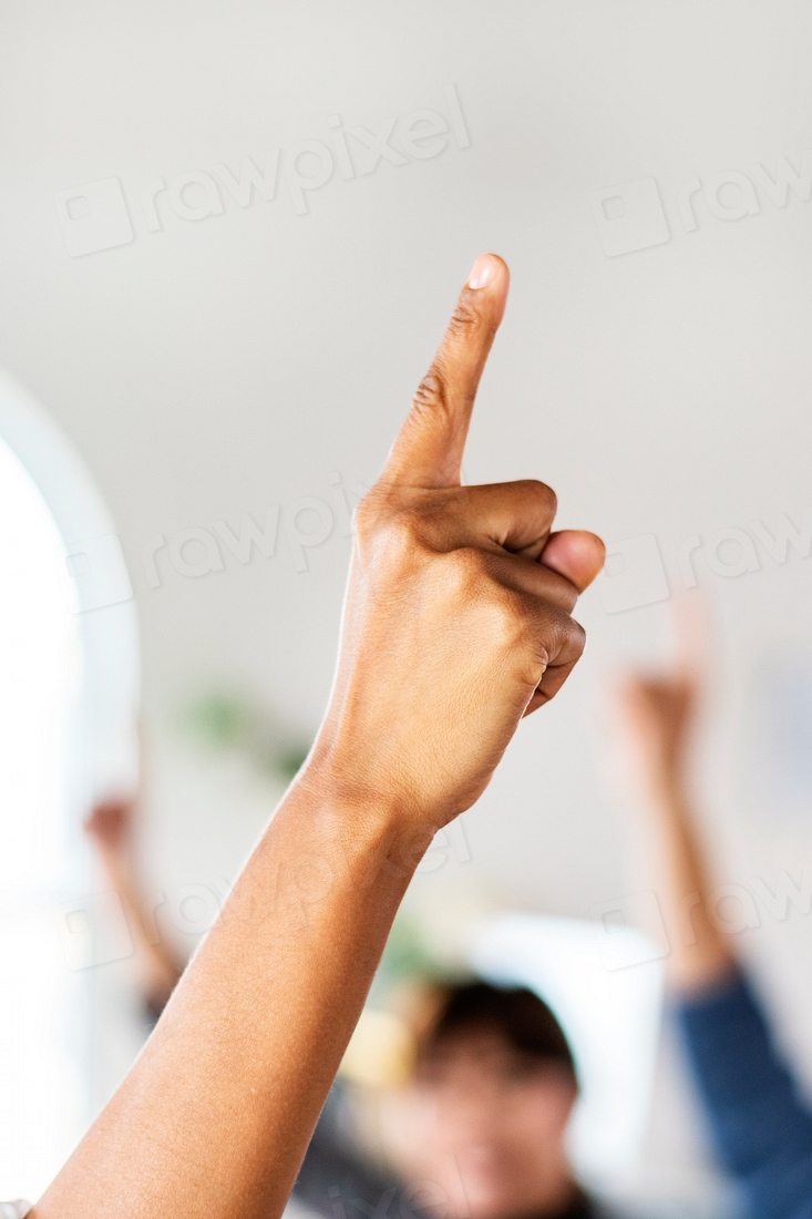 Hands making number one sign | Premium Photo - rawpixel