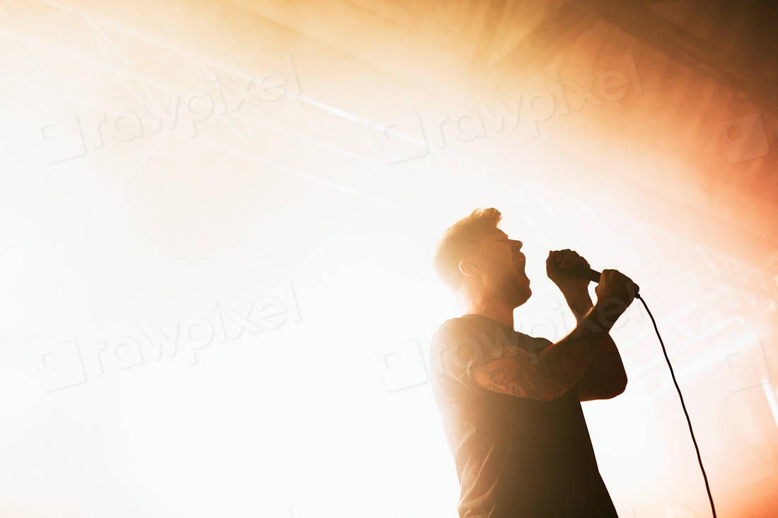 Singer performing stage live show | Premium Photo - rawpixel