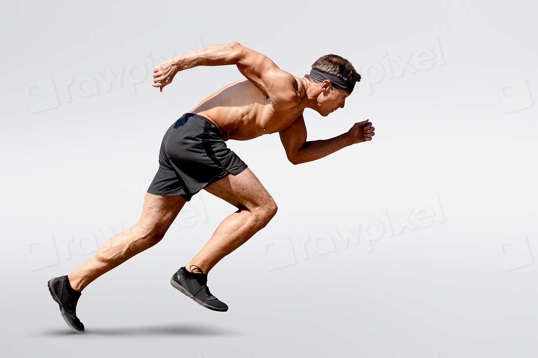 Sprinter running pose | Premium Photo - rawpixel