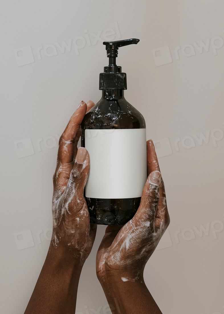 Black shower gel bottle, massage | Premium Photo - rawpixel