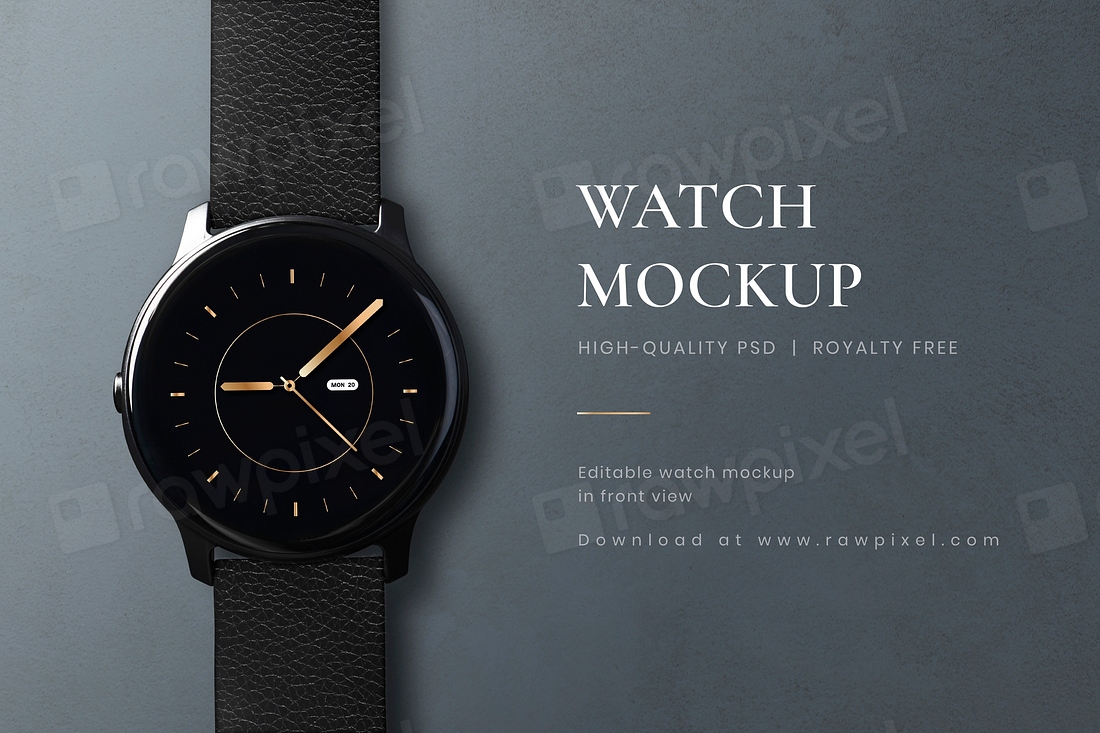 Smartwatch screen mockup psd digital | Premium PSD - rawpixel