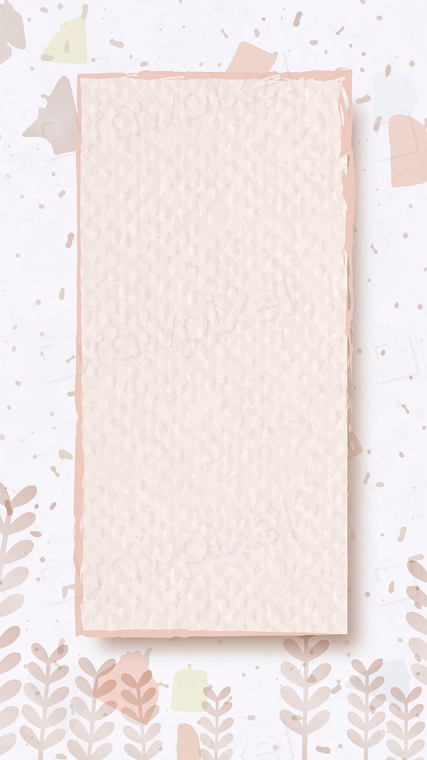 Frame botanical patterned mobile phone | Premium Vector - rawpixel