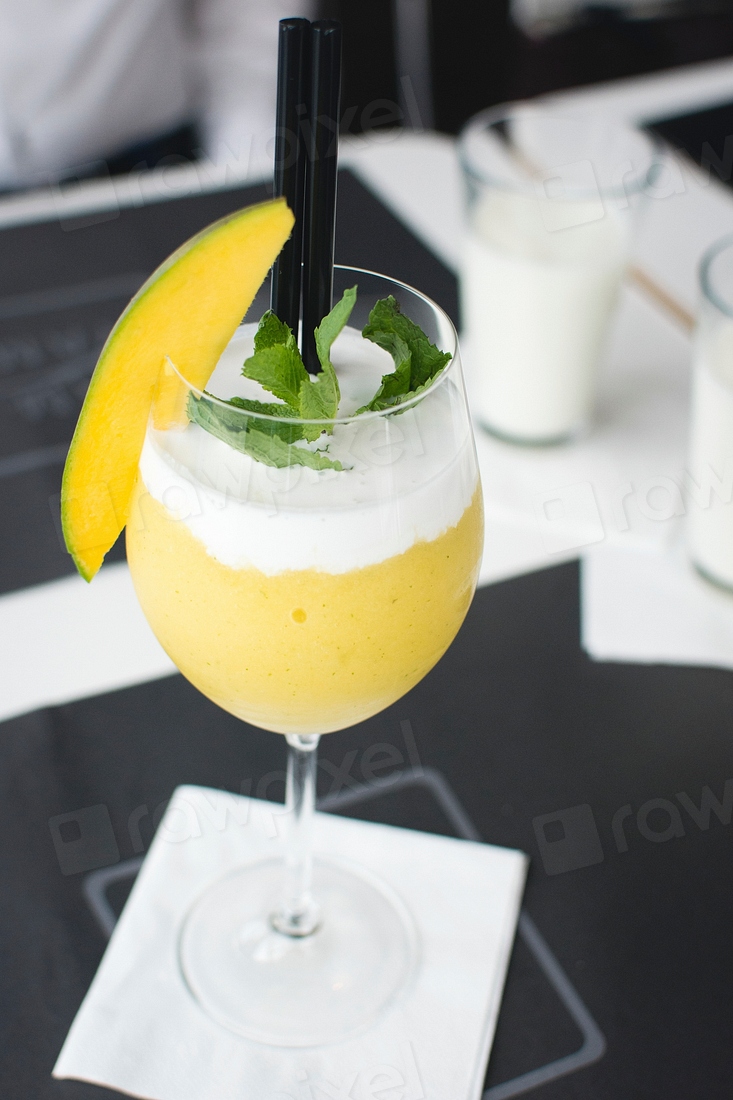 Frozen mango drink | Free Photo - rawpixel