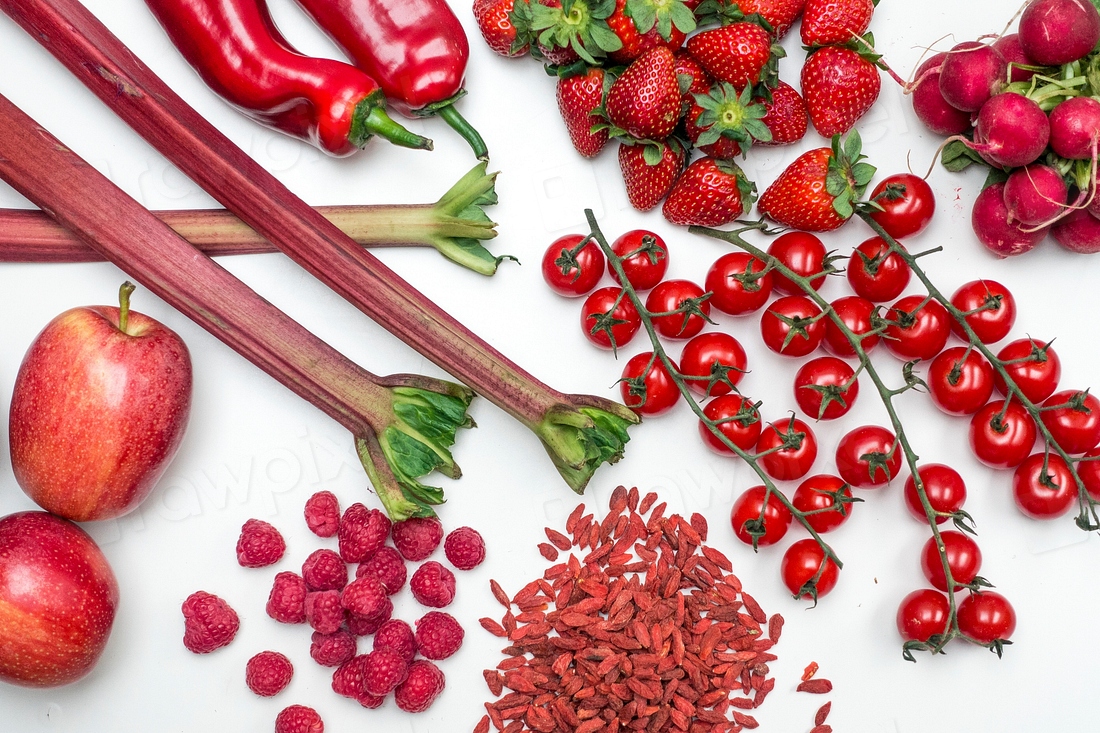 variety red fruits vegetables | Free Photo - rawpixel