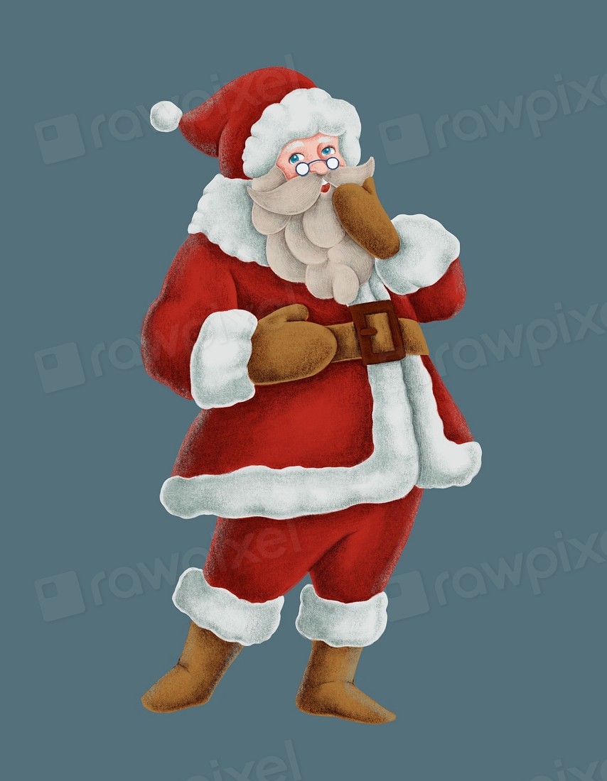 Hand drawn Santa Claus illustration | Premium Photo Illustration - rawpixel