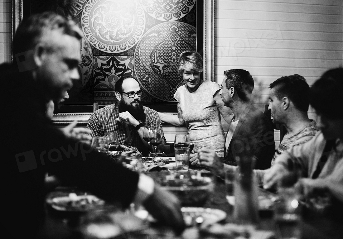 Group diverse friends having dinner | Free Photo - rawpixel