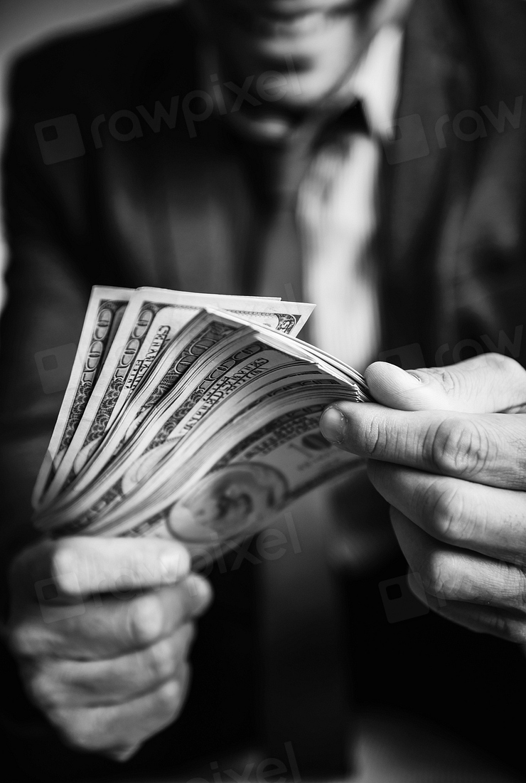 person carrying lot cash | Premium Photo - rawpixel