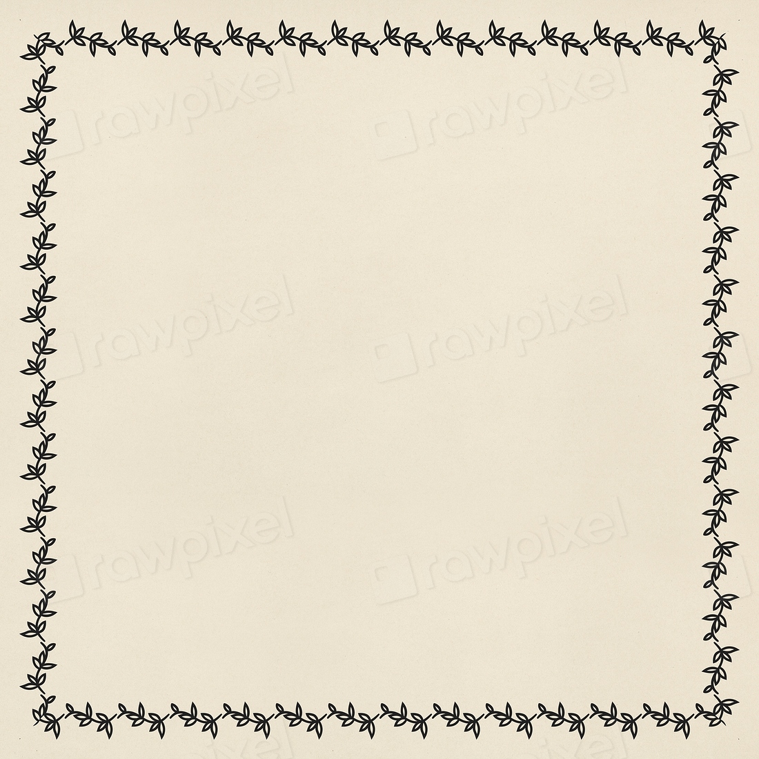 Vintage ornamental decorative frame beige | Premium PSD - rawpixel
