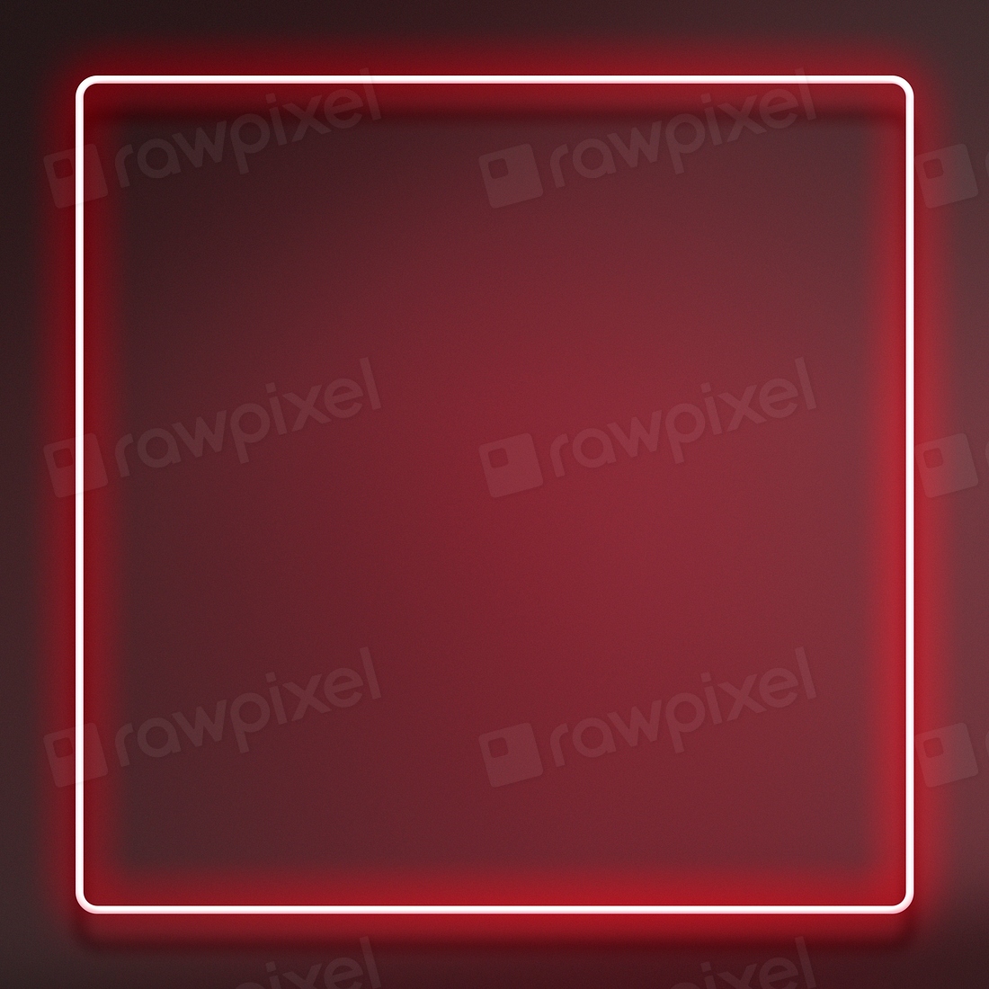 Glowing neon frame dark red | Premium PSD - rawpixel