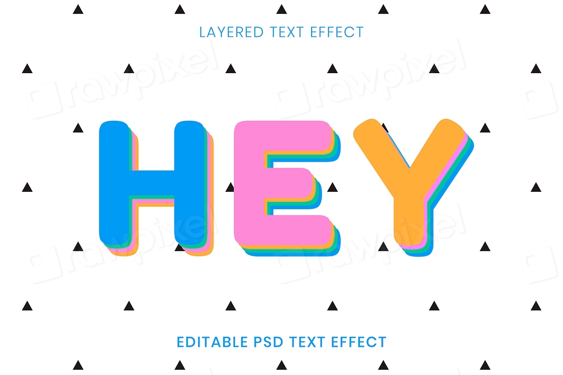 Hey greeting editable psd text | Premium PSD Add-on - rawpixel