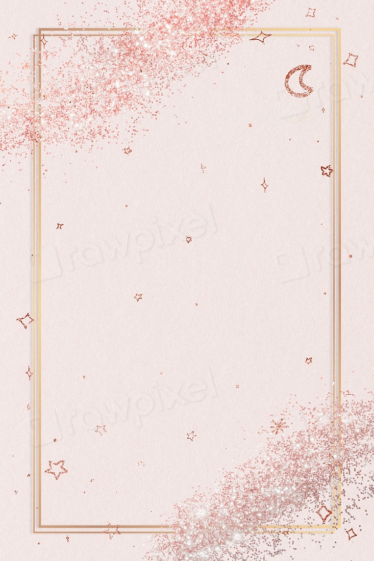 Festive pink glitter frame psd | Premium PSD - rawpixel
