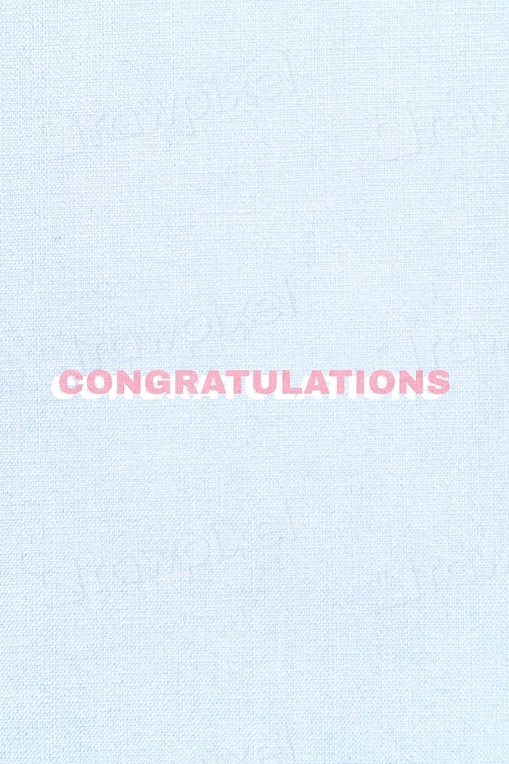 Pink congratulations bold typography word | Free Photo - rawpixel