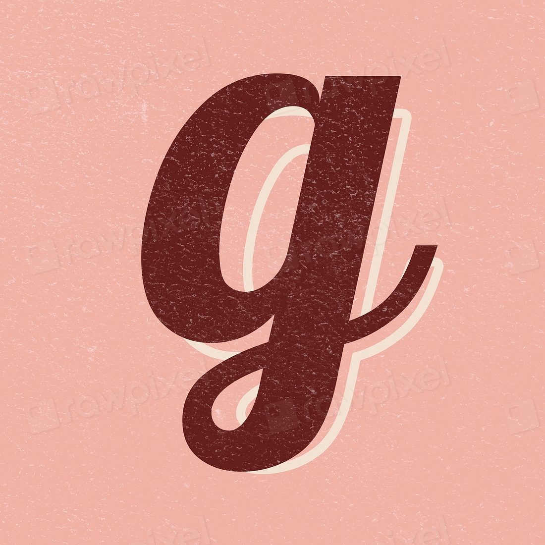 Alphabet letter G vintage handwriting | Premium PSD - rawpixel