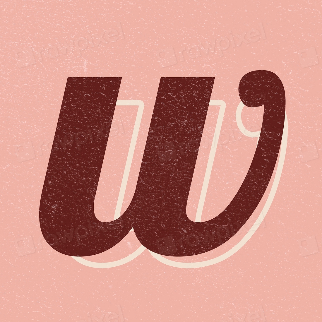 Letter W font printable z | Premium PSD - rawpixel
