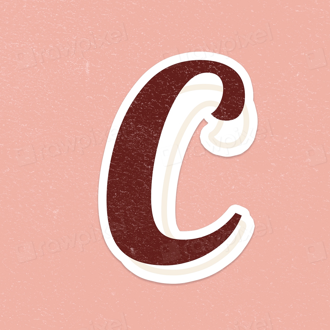 Letter C font printable z | Premium PSD - rawpixel